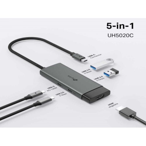 TP LINK USB Type-C 5-Port Hub (UH5020C) | TEHNOMARKET